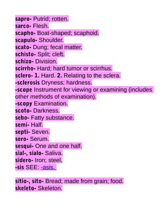 Medical terminology | ODT | Lung and Respiratory Health | Diseases and ...