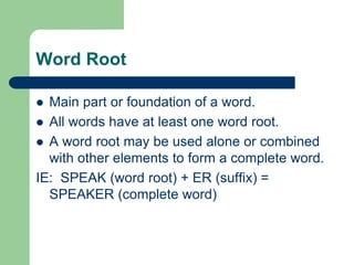 Medical terminology | PPT | Free Download