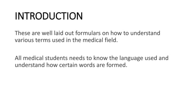 BASIC INTRODUCTION TO MEDICAL TERMINOLOGY.pptx
