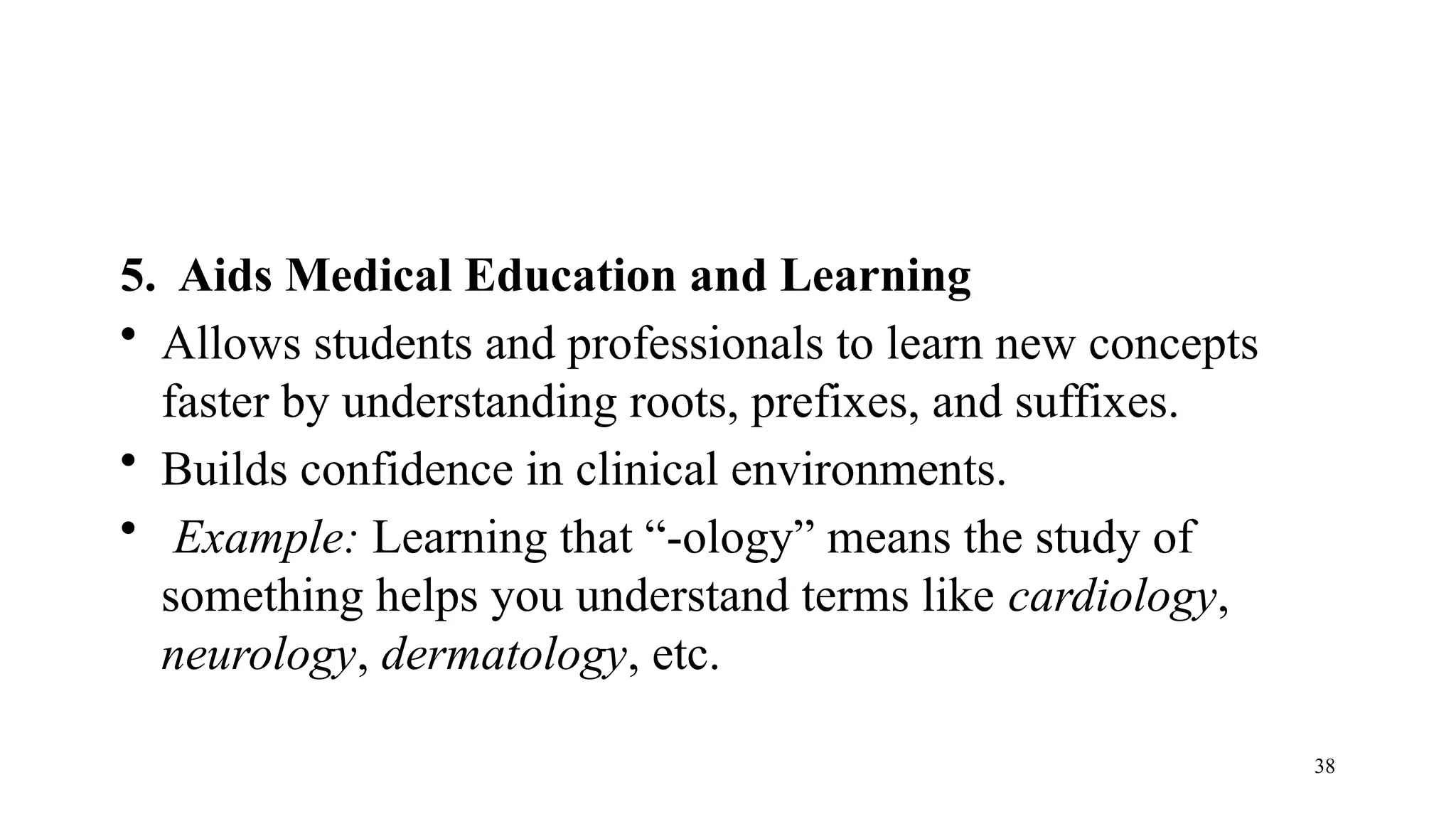 MEDICAL TERMINOLOGY (INTRODUCTION, OBJECTIVES AND IMPORTANCE).pptx