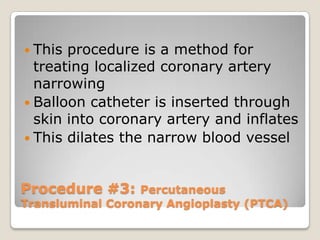 Medical terminology Chpt 5K - Procedures | PPTX