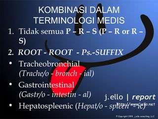 MEDICAL TERMINOLOGY ABOUT HOW, Apa itu terminologi Medispdf | PDF