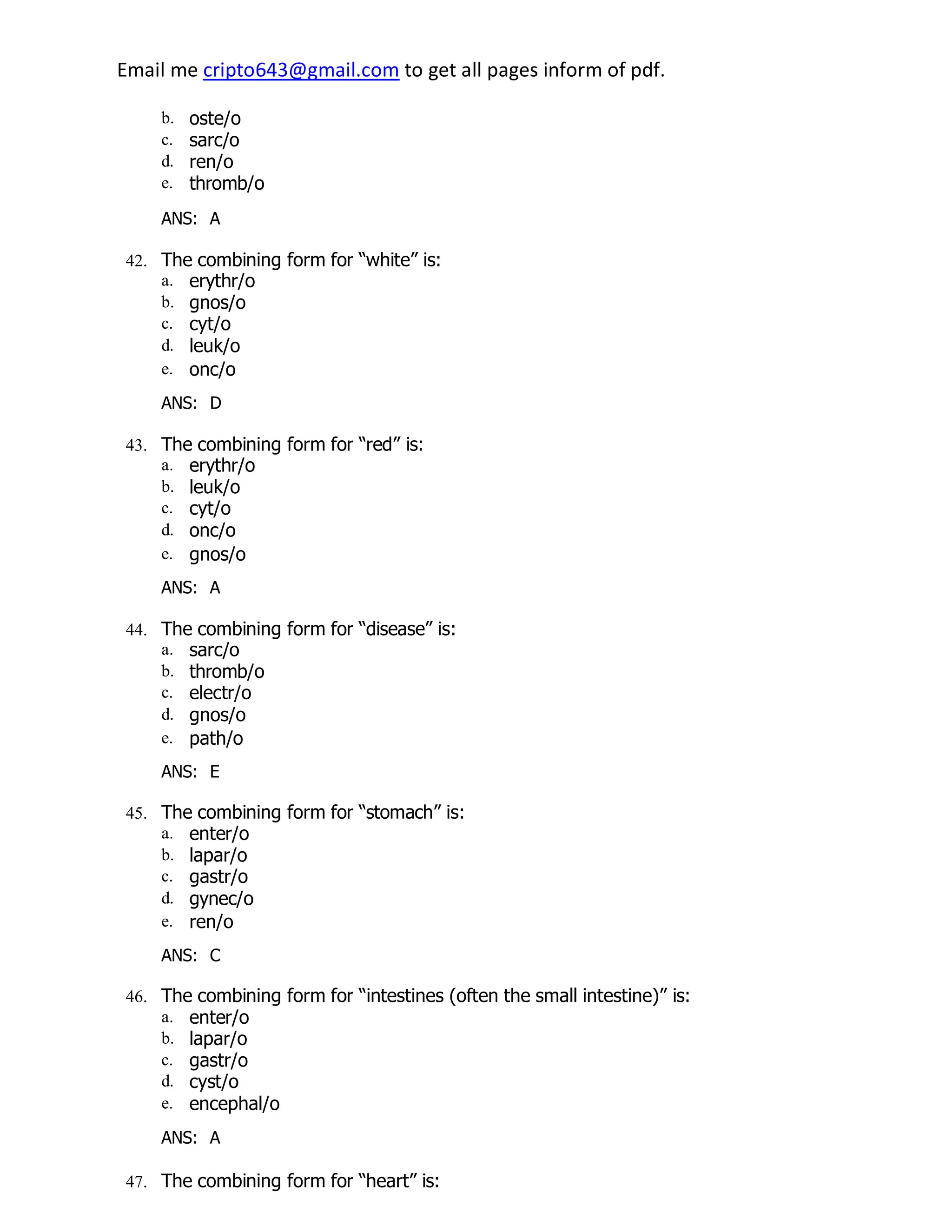 Medical terminology a short course 9th edition by davi ellen chabner (1 ...