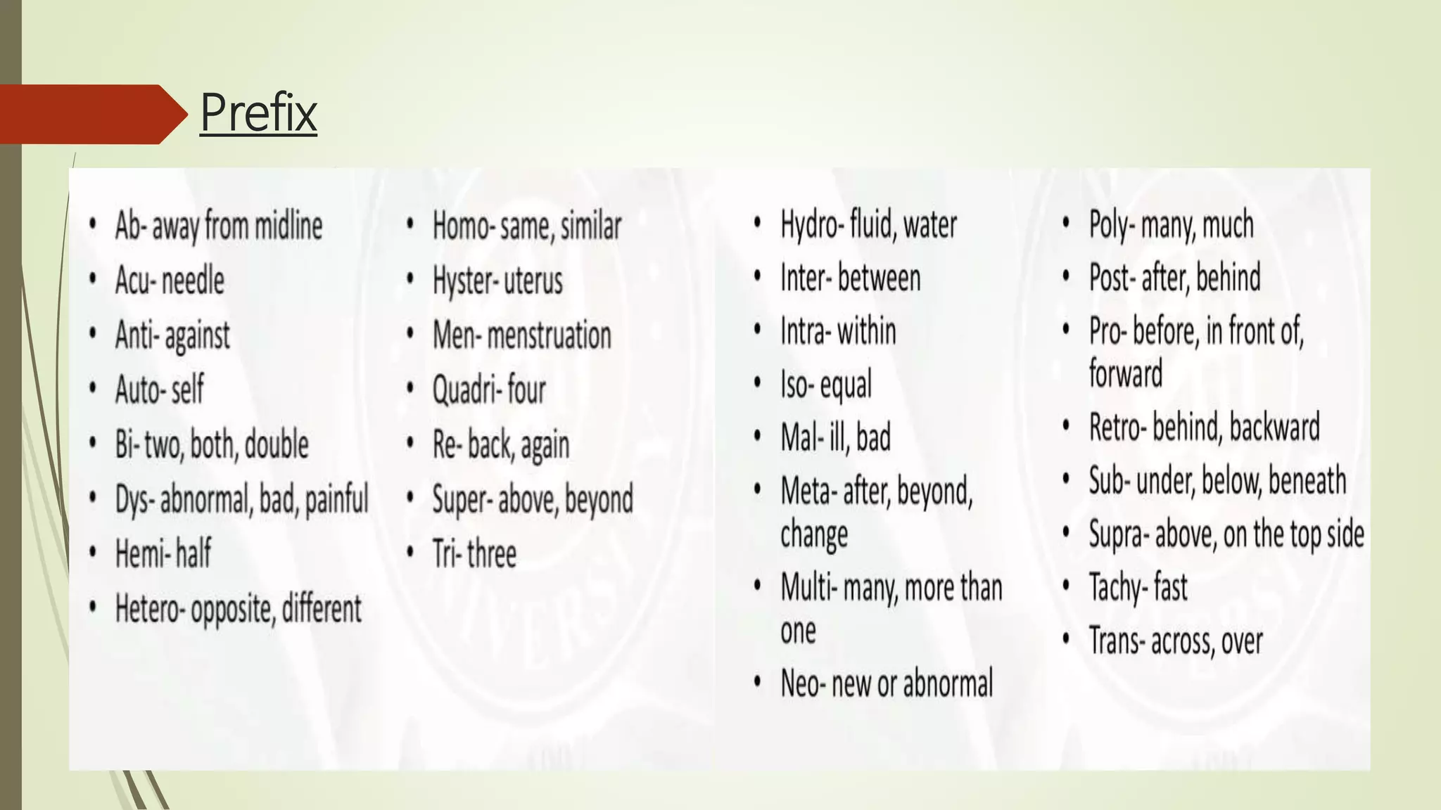 medical terminology | PPTX