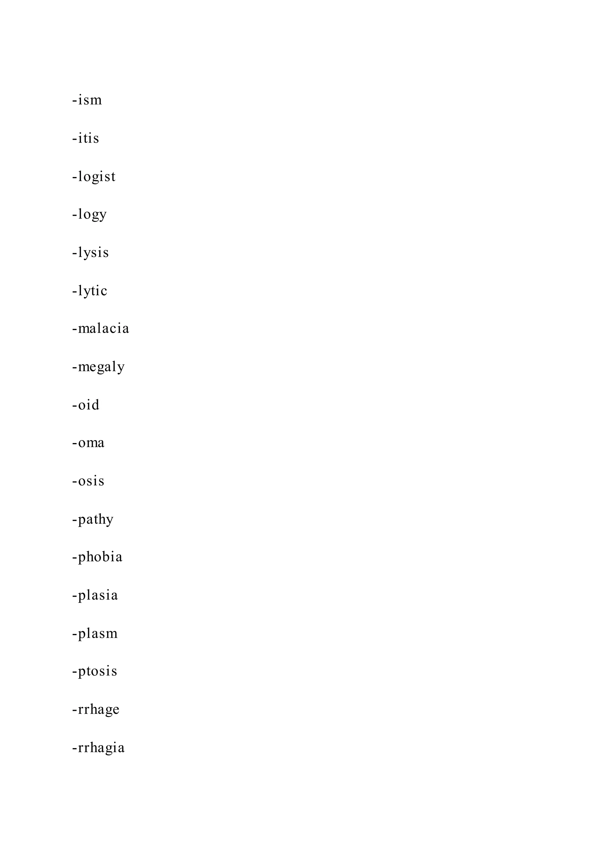 Medical Terminology IntroPT116 Unit 1 AssignmentCombining F