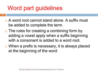 introduction to medical terminology | PPSX