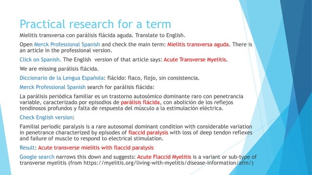 Medical terminology research | PPT