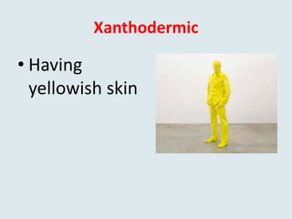 Medical terms: colors | PPTX