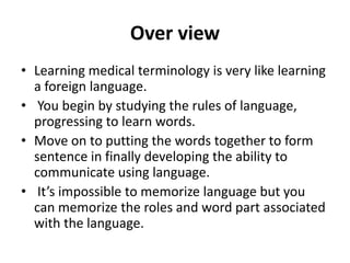 Medical terms update | PPTX