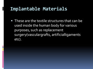 New Medical Textile. | PPTX