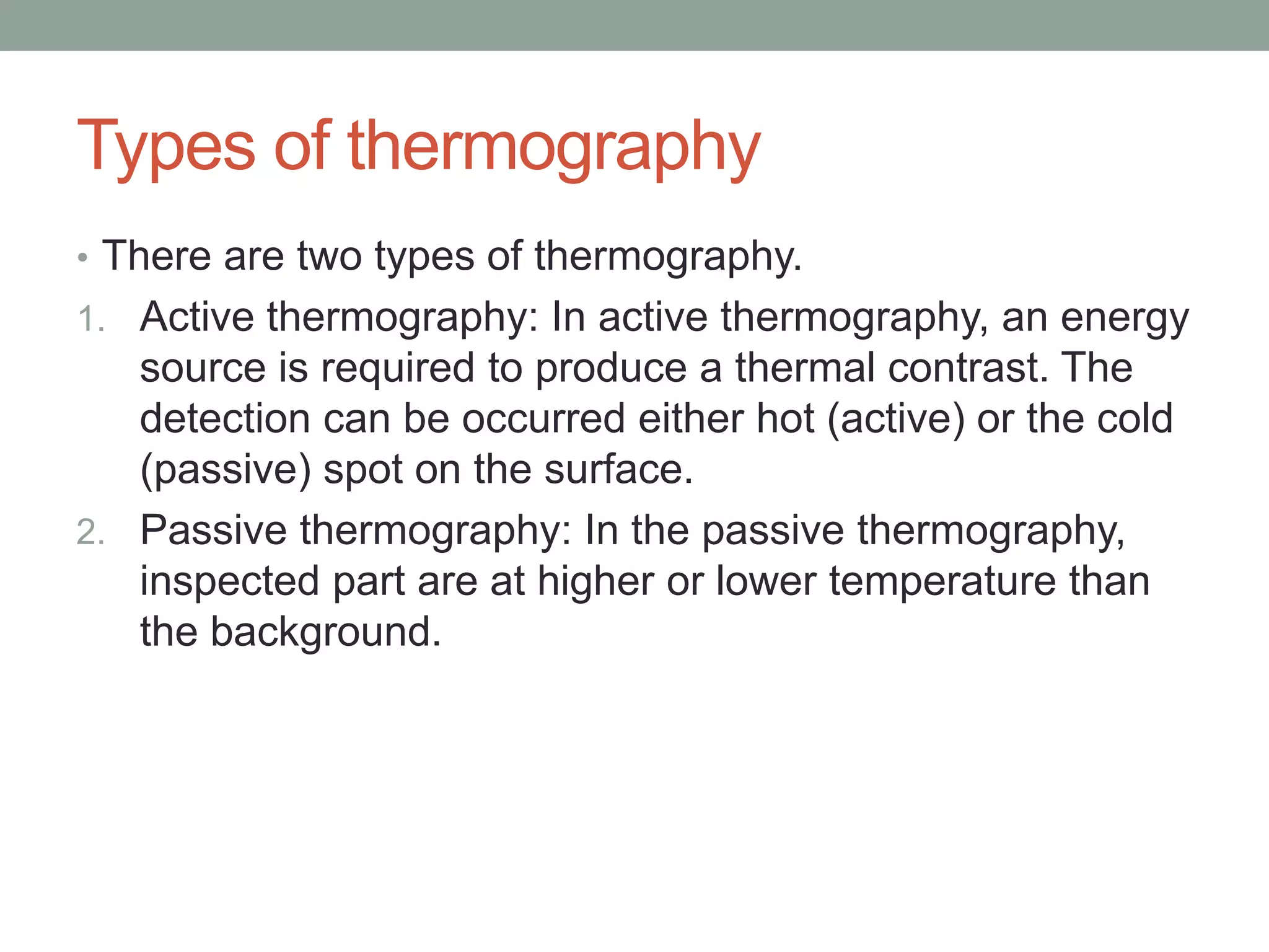 Medical thermography | PPTX