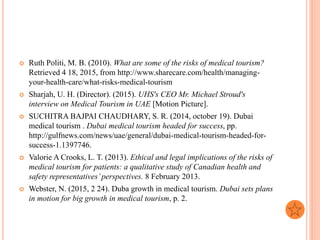 Medical tourism | PPTX