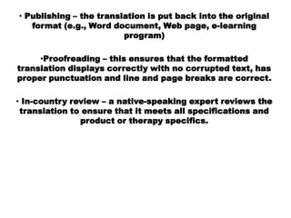 Medical translation | PPTX