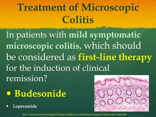 Medical Treatment of Microscopic Colitis | PPT