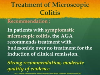 Medical Treatment of Microscopic Colitis | PPT