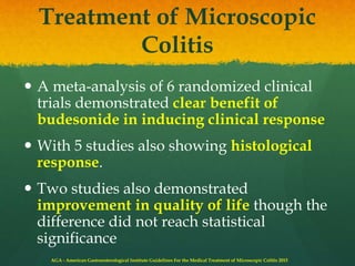 Medical Treatment of Microscopic Colitis | PPT