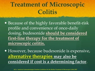 Medical Treatment of Microscopic Colitis | PPT