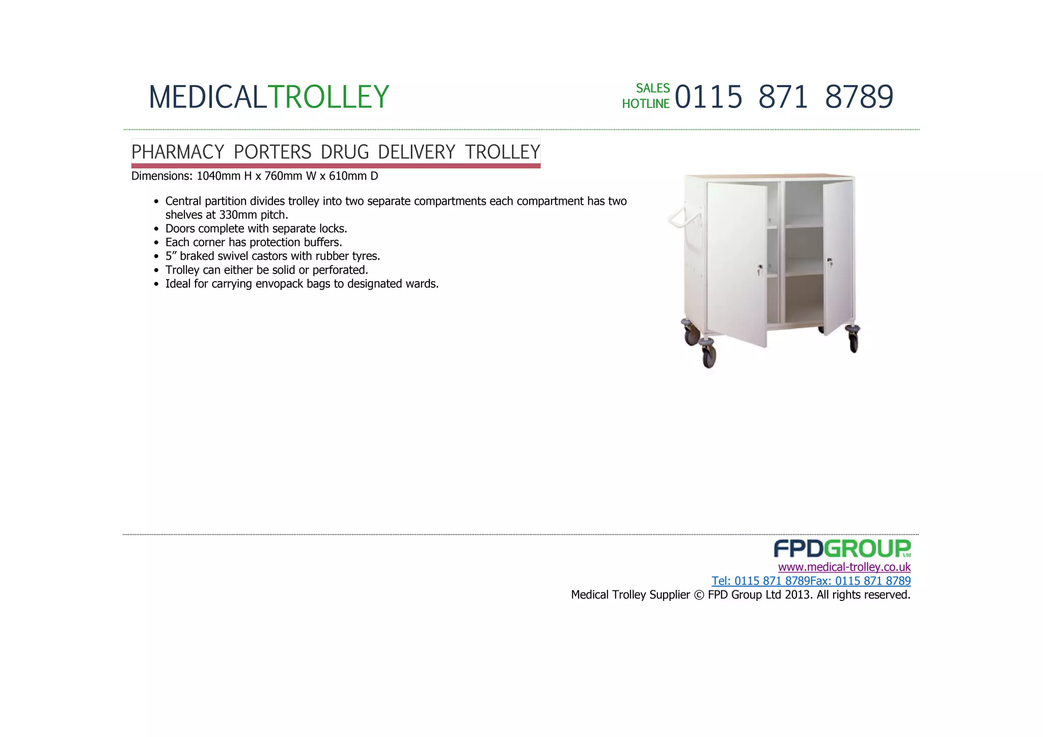 Medical Trolleys Brochure | PDF