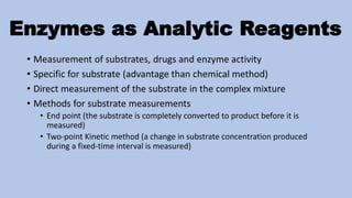 Medical use of enzymes | PPTX