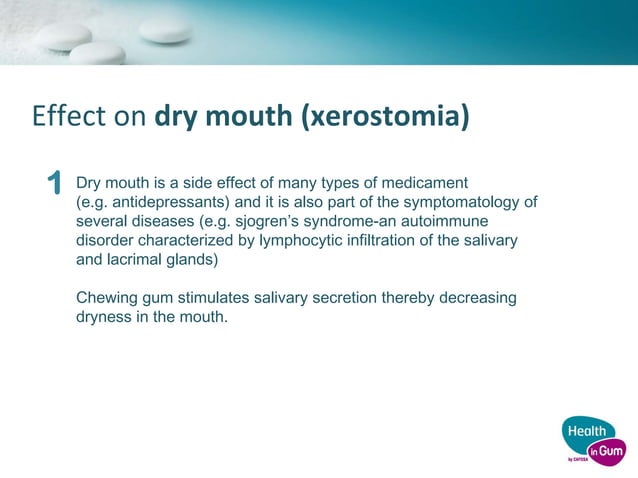 Medical uses of chewing gum | PPT