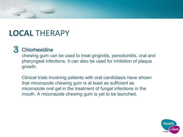 Medical uses of chewing gum | PPT