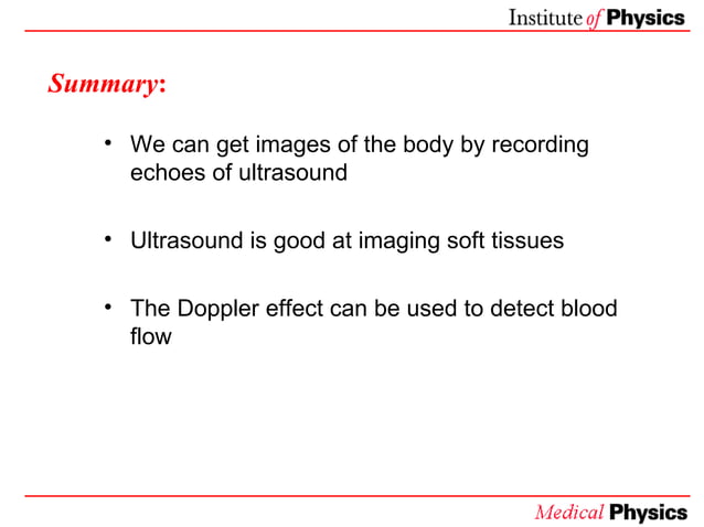 Medical Uses Of Ultrasound | PPT | Physics | Science