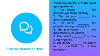 Medical verbs and word formation in medical vocabulary.pptx