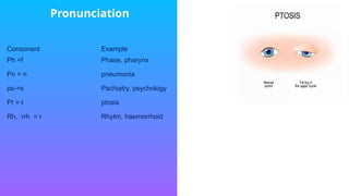 Medical verbs and word formation in medical vocabulary.pptx