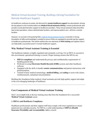 Medical Virtual Assistant Trainings.docx