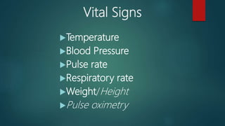 Medical Vocabulary Vital Signs October 21 | PPTX