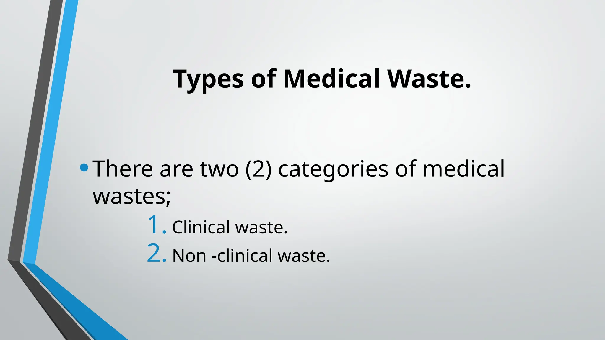 presentations on medical wastes disposal | PPTX