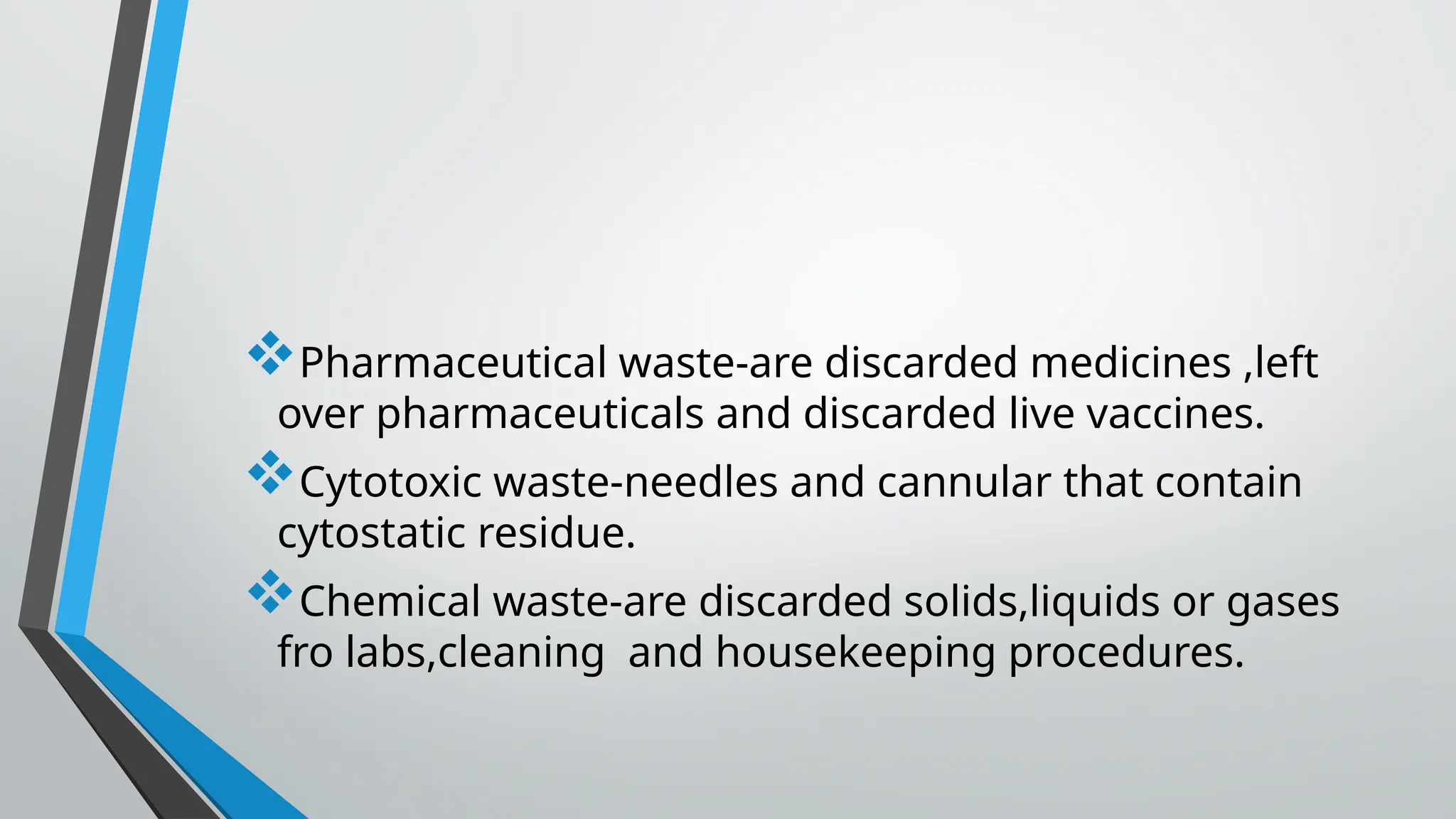 presentations on medical wastes disposal | PPTX