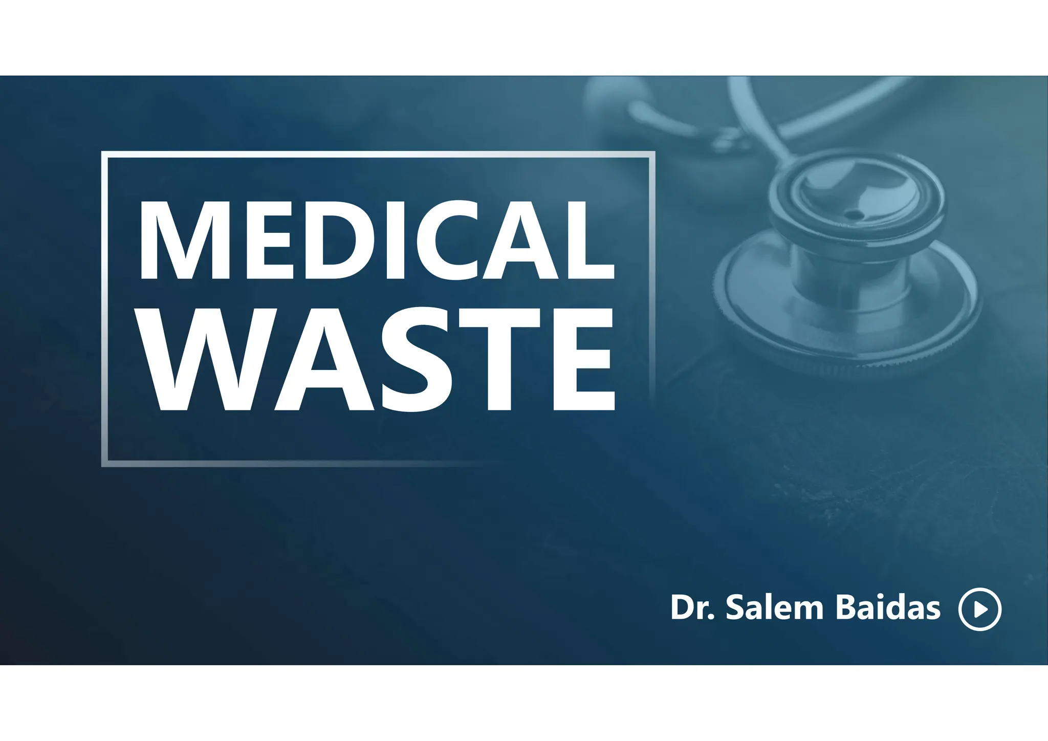 Medical Waste Management | PDF