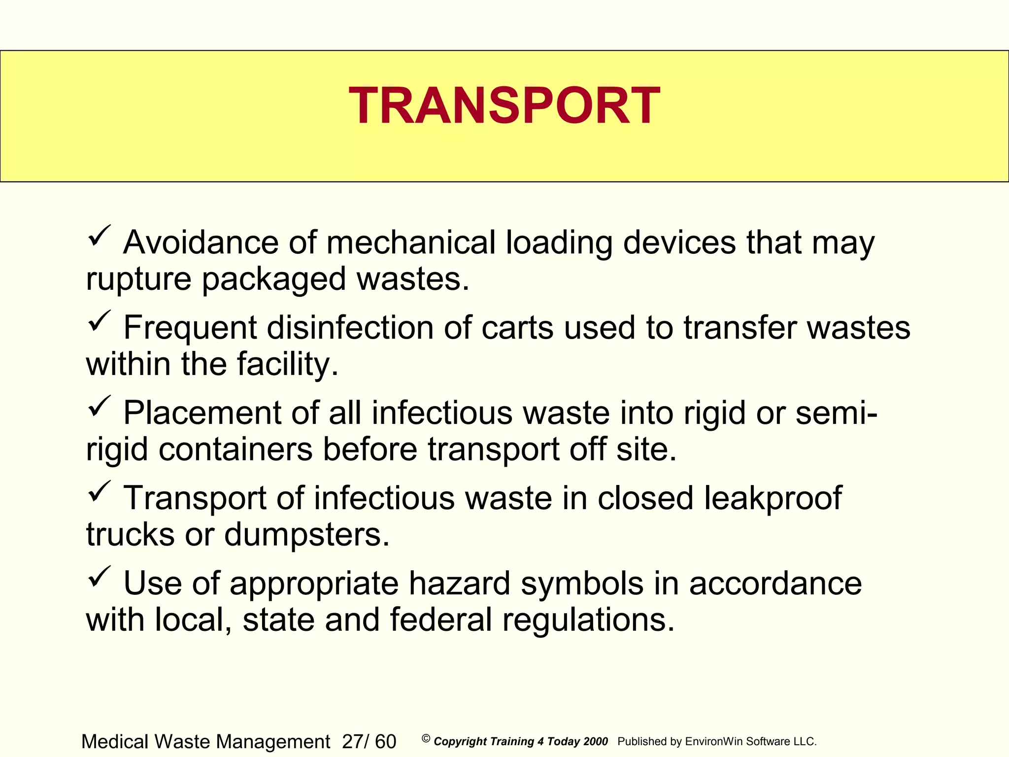 Medical waste management | PPT