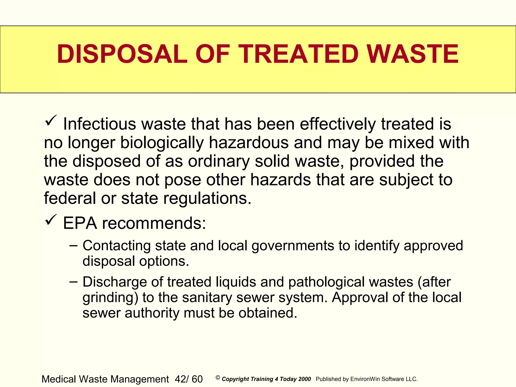 Medical waste management | PPT
