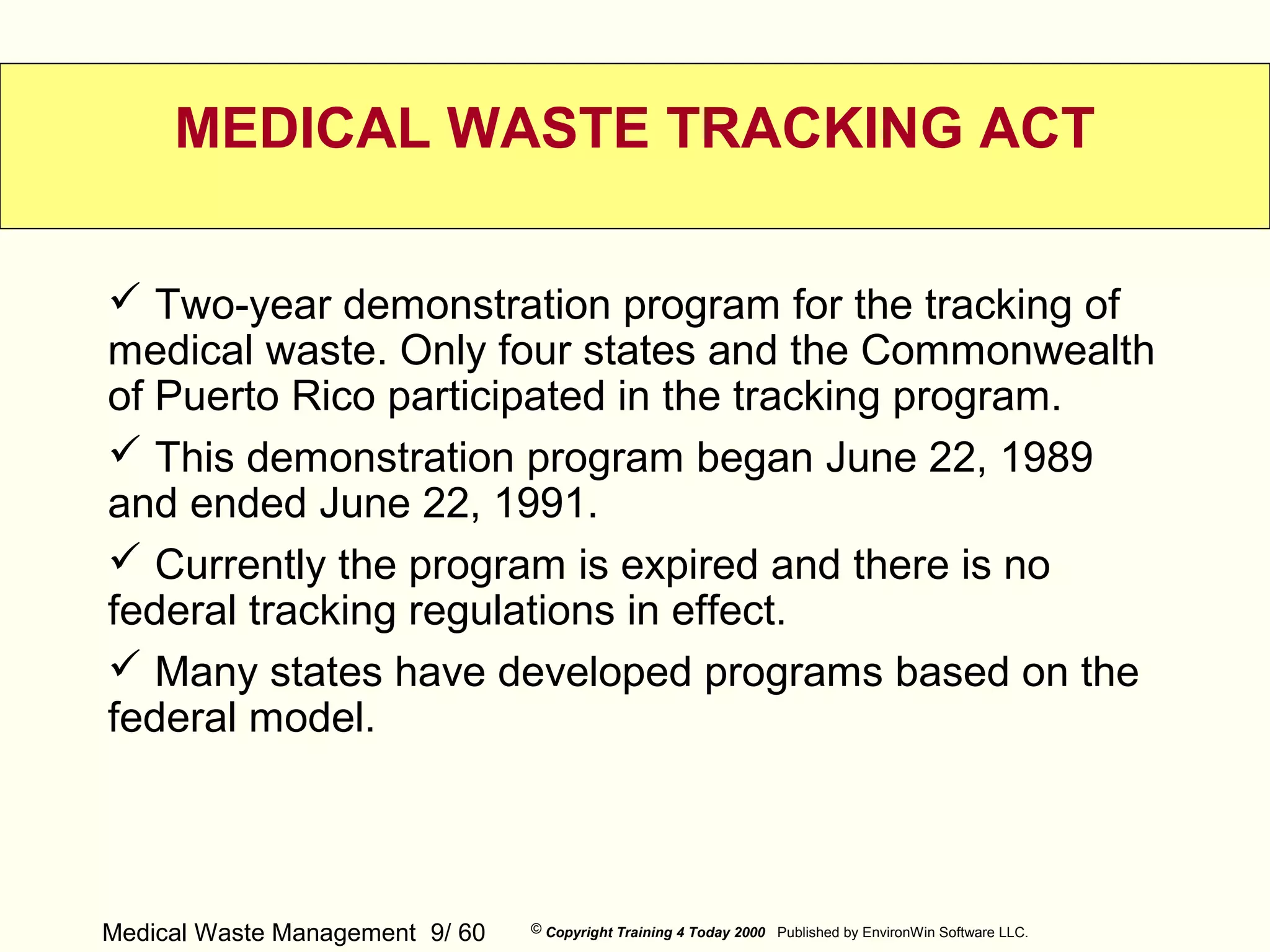 Medical waste management | PPT