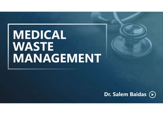 Medical Waste Management | PPT