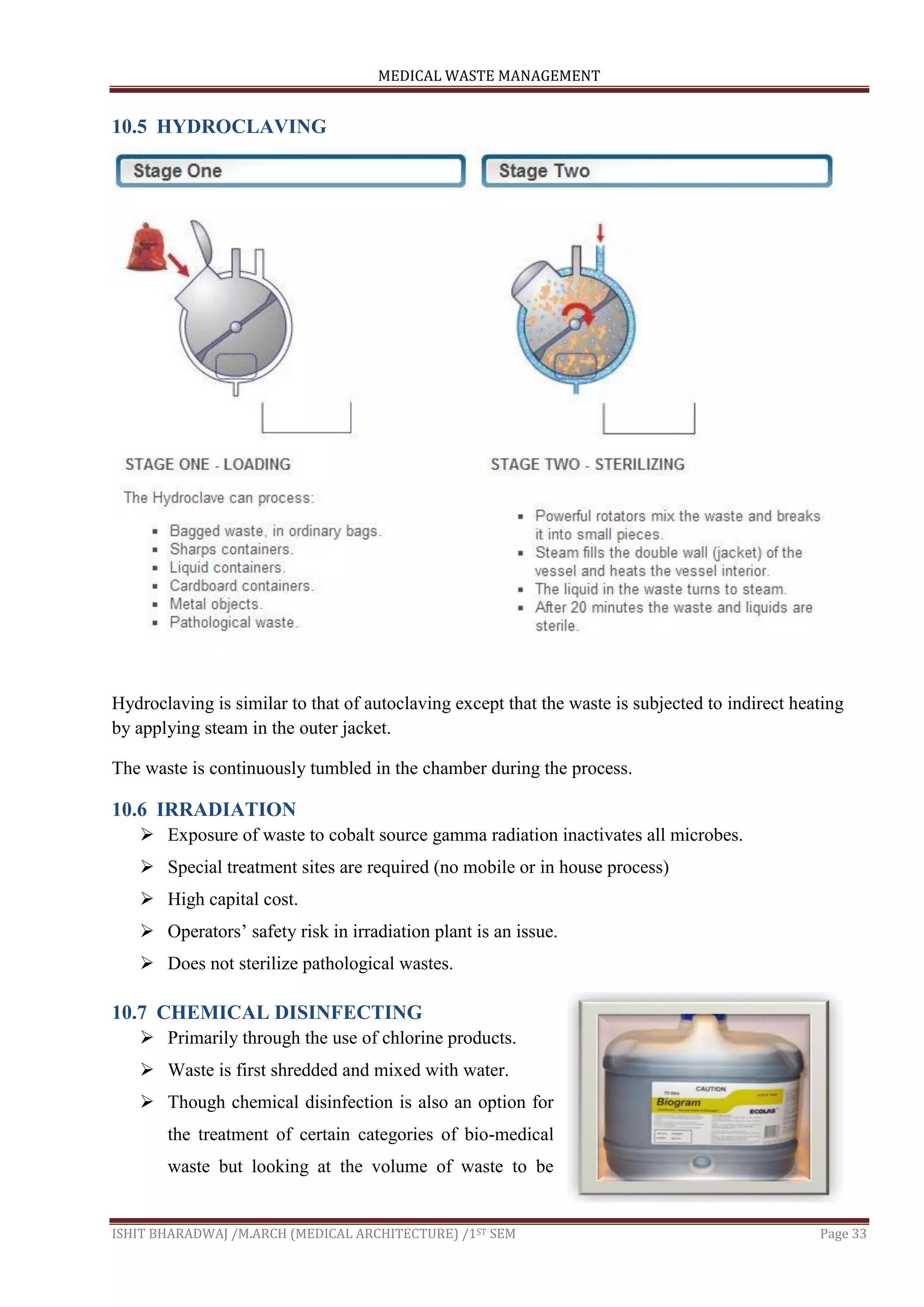 Medical waste management report | PDF