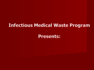 Medical waste managment | PPT