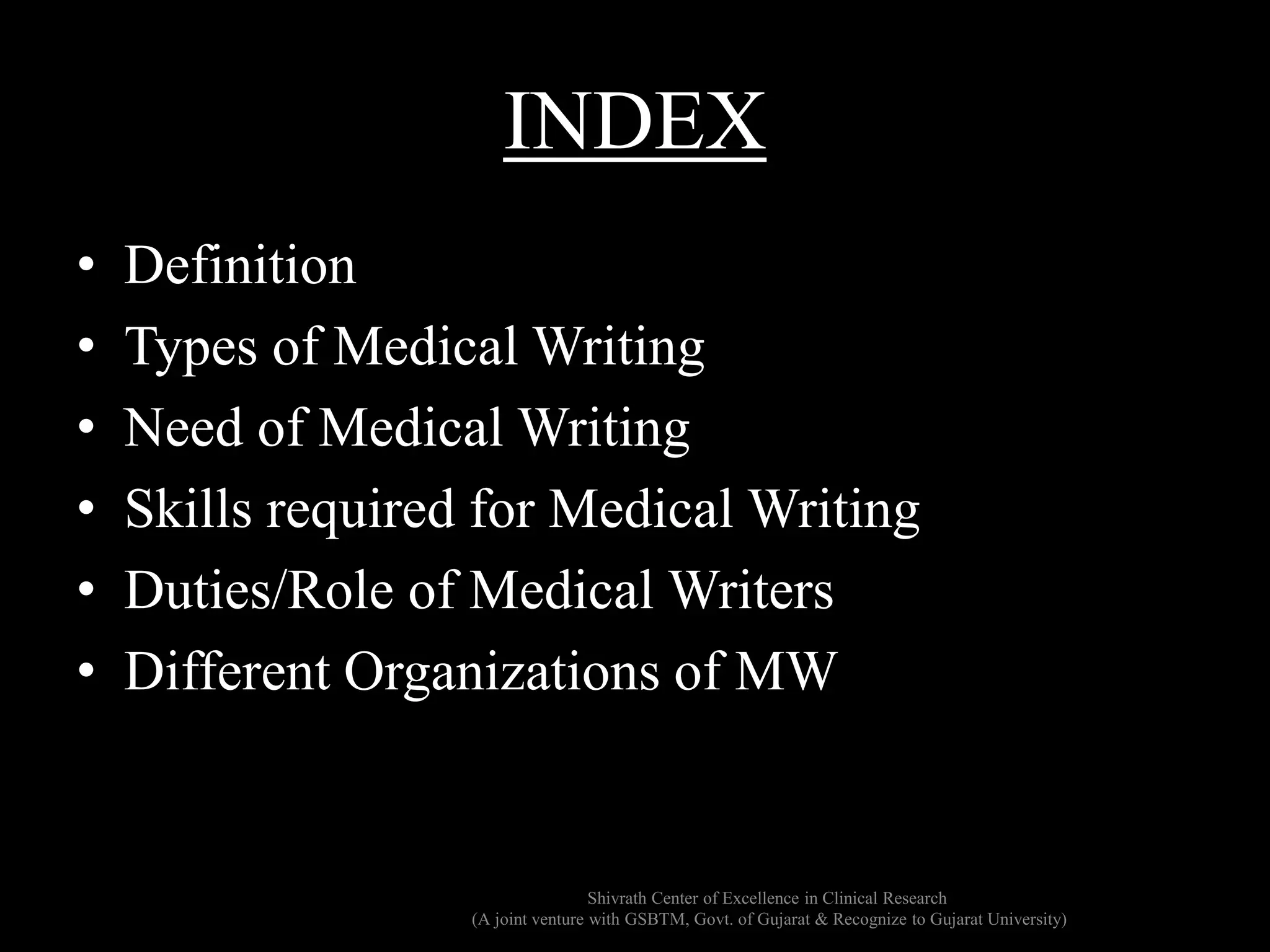 Medical writing | PPTX
