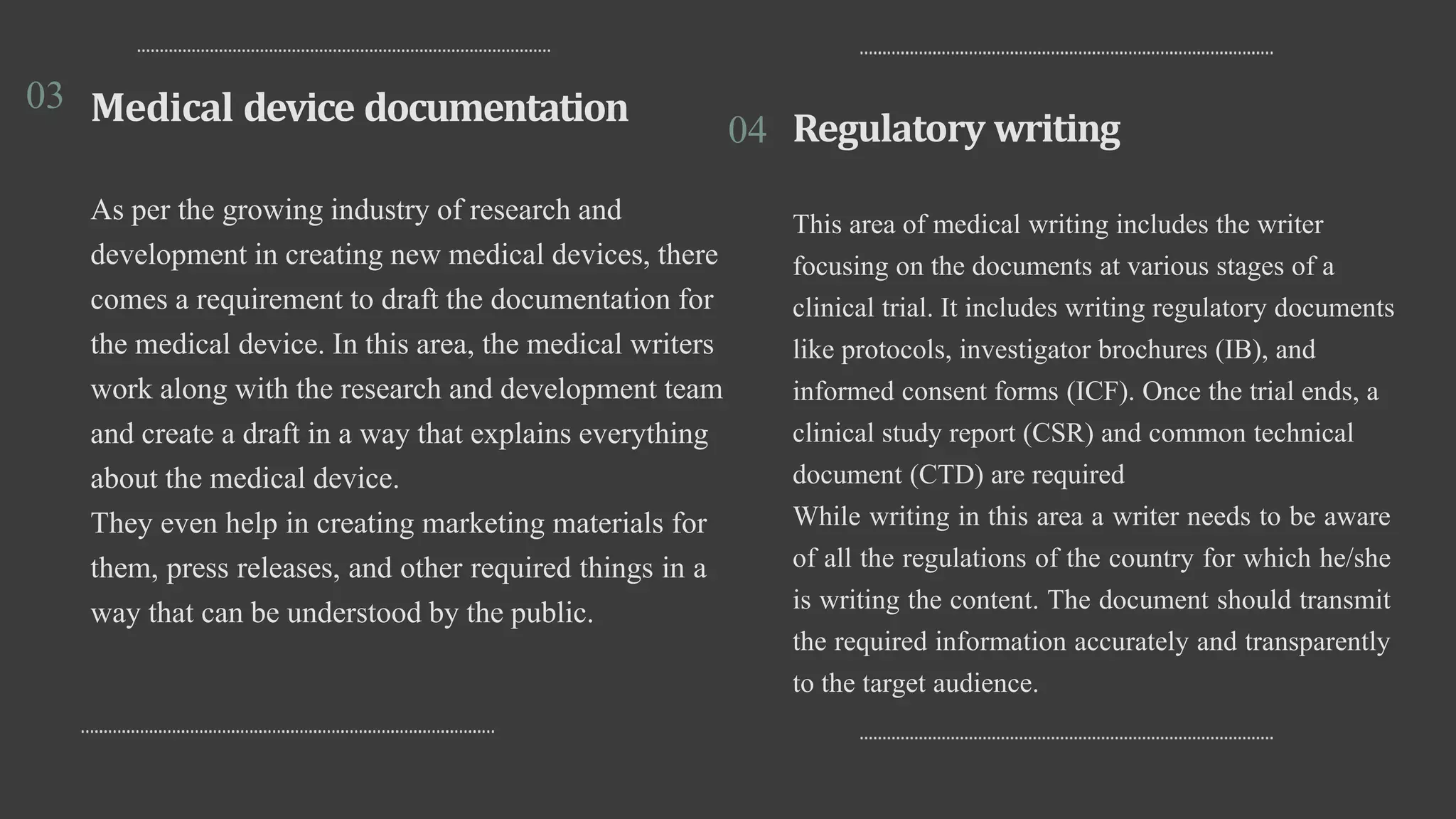 Medical Writing | PPTX
