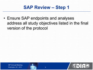 Medical Writing Essential: Reviewing Statisitical Analysis Plans | PPT