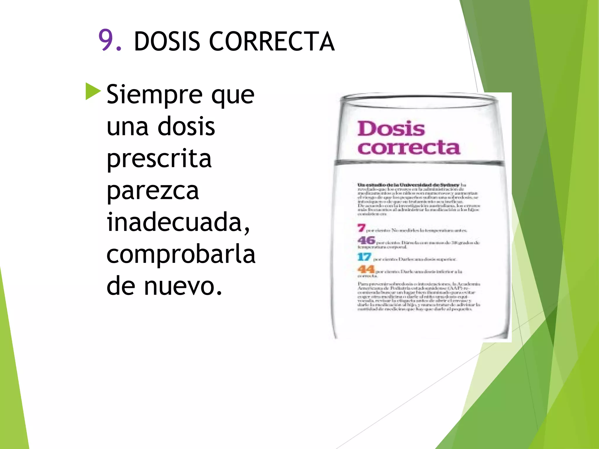 los 10 correctos de Medicamentos | PPT