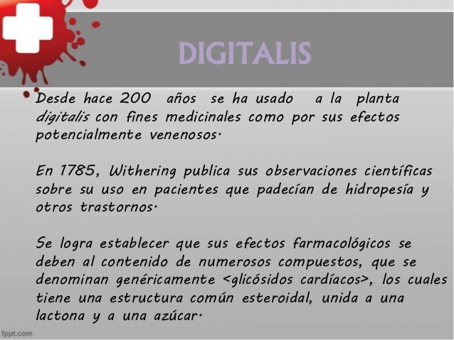 Medicamentos digitalicos