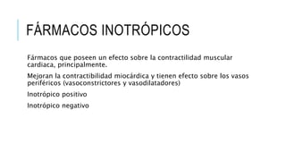 Farmacos y mecanismos de accion en musculo liso | PPTX