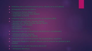 Medicamentos psiquiatricos | PPTX