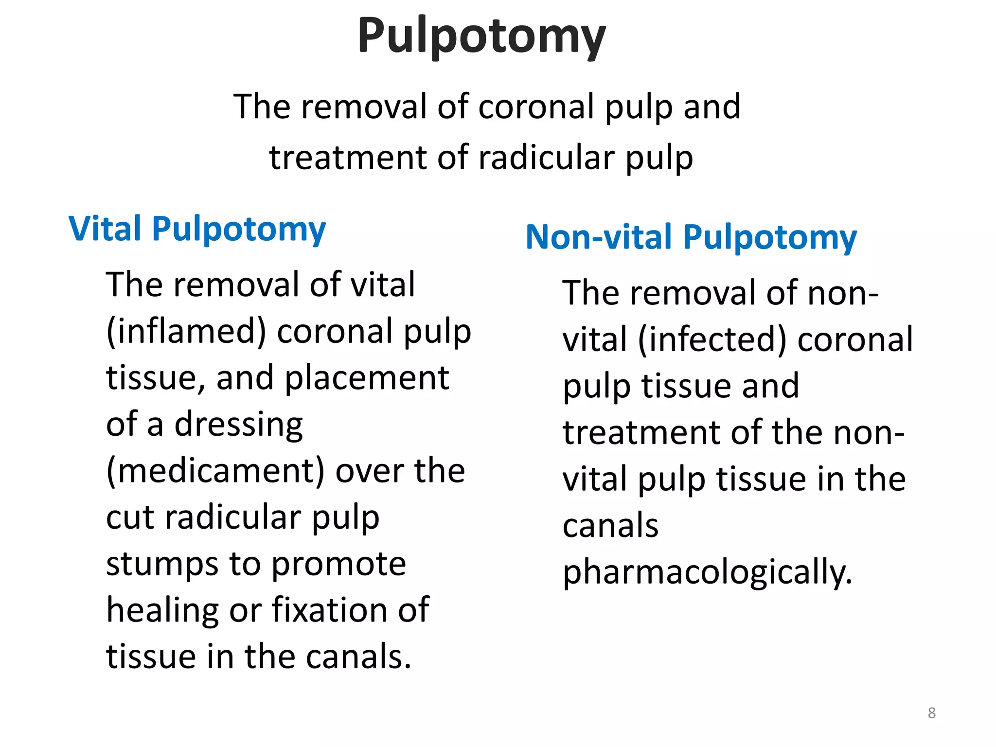 Medicament's used in pulp therapy of pediatric dentistry | PPTX
