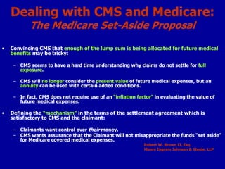 Medicare – Set Aside Arrangements A Combined Effort | PPT
