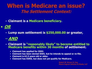 Medicare – Set Aside Arrangements A Combined Effort | PDF