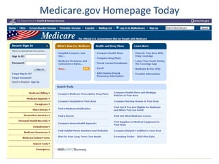 Medicare.gov Re-design | PPTX